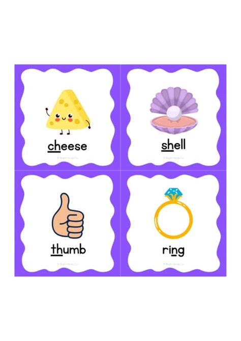Digraph Sounds Flashcards Pack Evidence Based Phonics Tool Printable