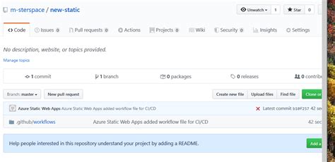 Bug Wont Create Repo In Organization · Issue 106 · Microsoftvscode Azurestaticwebapps
