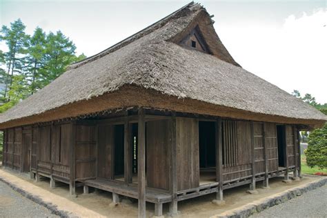 Open Air Museum Of Farmhouses Japanese Thatched Roof House Interior