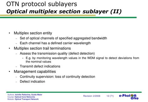 Ppt Optical Core Networks Optical Transport Network Powerpoint
