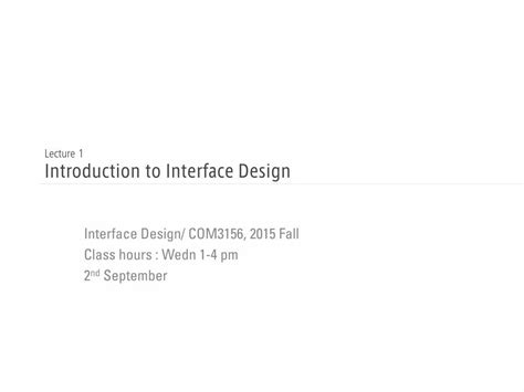 Pdf Week 01 Introduction To Interface Design Dokumen Tips