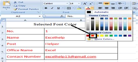 How To Change Font In Excel Excel Help How To Change Font In Excel Excel Help