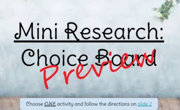 Mini Research Project By HebResources TPT