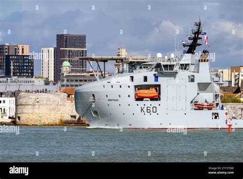 Rfa Proteus K60 Is A Multi Role Ocean Surveillance Ship Tasked With