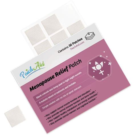 Menopause Relief Patch By Patchaid