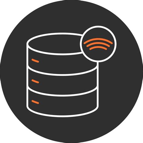 Inalámbrico Base De Datos Azul Lleno Icono 37404681 Vector En Vecteezy