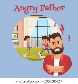 Angry Dad Images Stock Photos Vectors Shutterstock