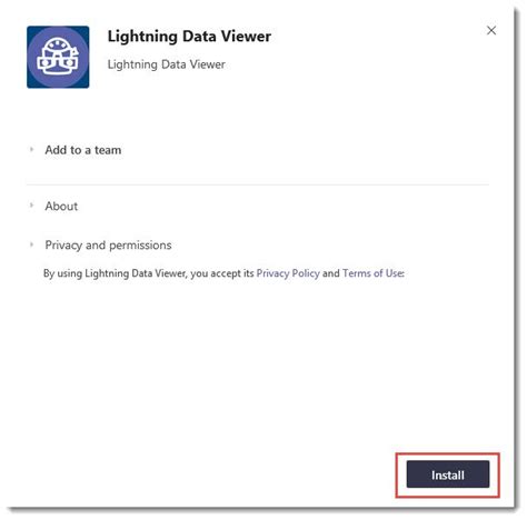 Using The Data Viewer With Microsoft Teams Lightning Data Viewer App 1