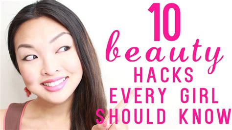 10 Beauty Hacks Every Girl Should Know Youtube