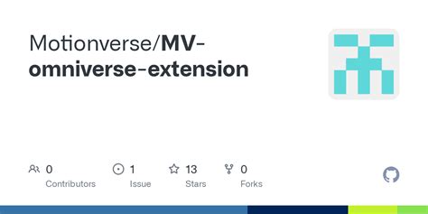 GitHub Motionverse MV Omniverse Extension