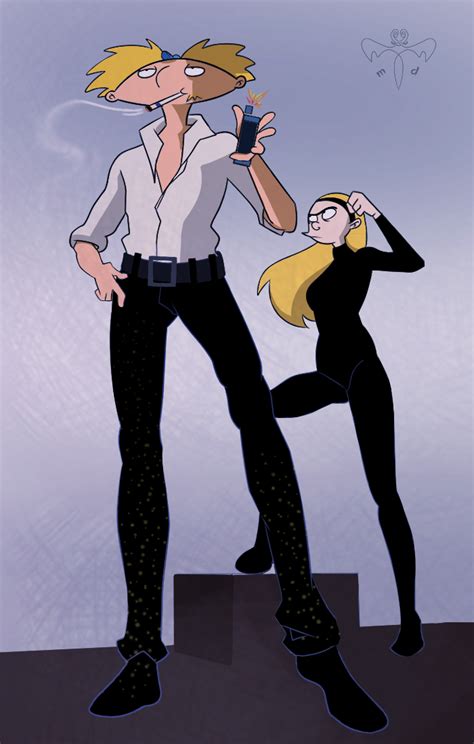 Arnold And Helga By Midariko On Deviantart