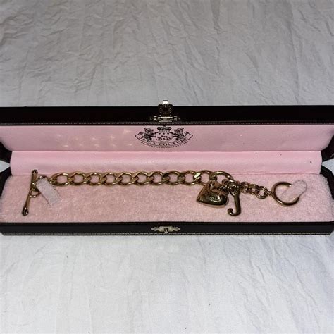 Vintage Juicy Couture Charm Bracelet Original Box Depop
