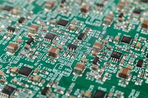 Electronic Board Close Up Modern Electronic Circuits Stock Image Image Of Pattern Chip