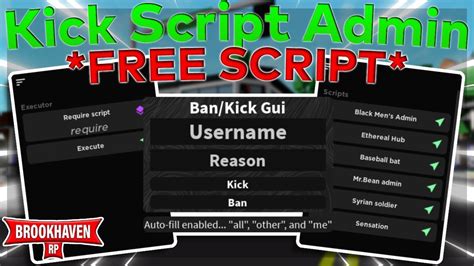 [new] Admin Panel Kick Script Gui Ban Others [free] Youtube
