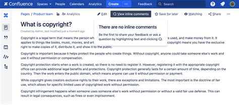 comment on pages and blog posts confluence data center 8 4