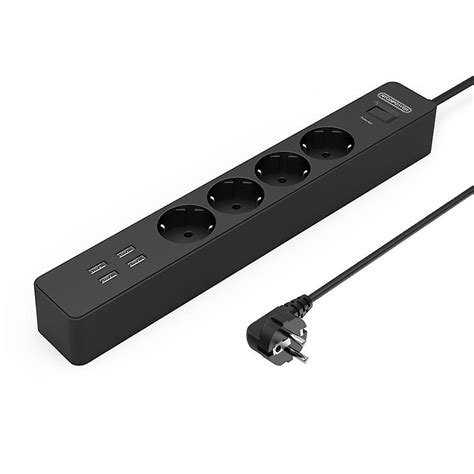 Network Filter 4000w Smart Power Strip Eu Plug Sockets With 1 5m Extension Cord Fruugo Uk