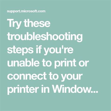 Fix Printer Connection And Printing Problems In Windows Printer Windows Wireless Printer