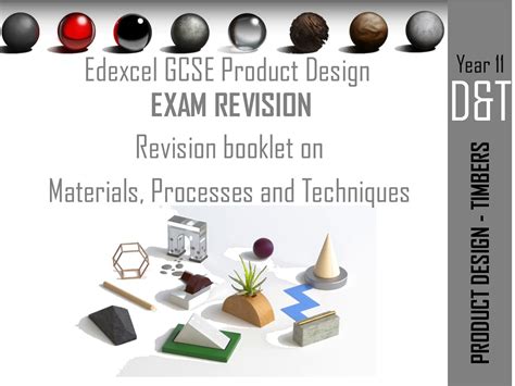 Edexcel Gcse Design And Technology Revision Booklets For Timbers And Pandbs Teaching Resources