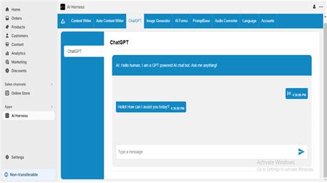 Ai Harness Ai Harness Image And Content Generation Chat Bot For Queries Shopify App Store