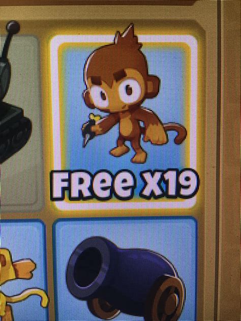 I Thought You Could Only Get One Free Dart Monkey R Btd