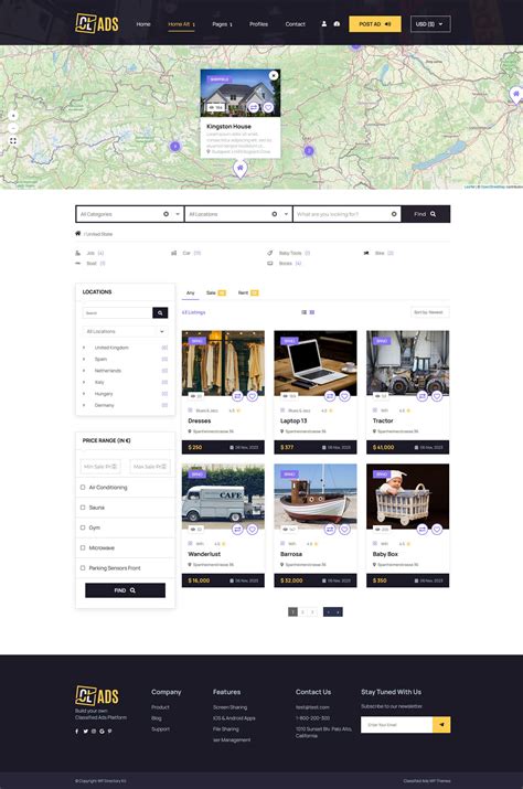 wordpress classified ads directory theme