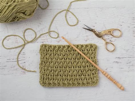 How To Crochet The Rice Stitch Crochet Fashion
