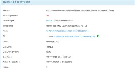 Contract Development Transaction Out Of Gas But Gas Used Less Than Gas Limit Ethereum Stack