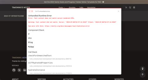 Resolving Hydration Mismatch Errors In Nextjs Logrocket Blog