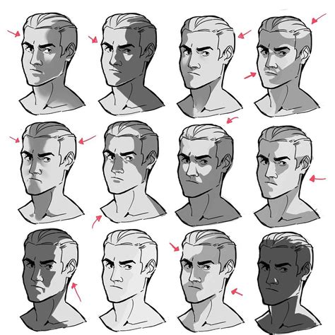 Свет и тень на лице Shadow Drawing Art Reference Realistic Drawings
