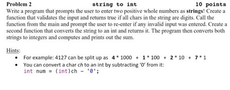 Solved Problem 2 Write A Program That Prompts The User To