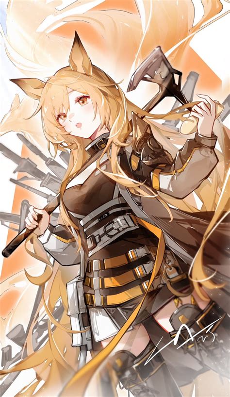 Ceobe Arknights Drawn By Luanteng Danbooru