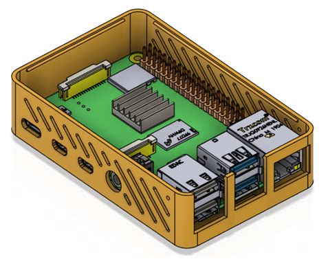 Raspberry Pi Fan Case For 4b By Jeepers01 Download Free Stl Model