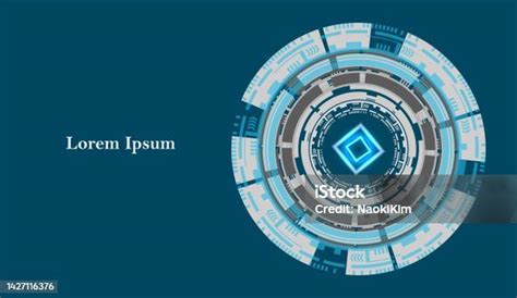 추상 블루 그레이 기술 서클 미래 패턴 기하학적 해군 배경 과학적 개념 개념에 대한 스톡 벡터 아트 및 기타 이미지 개념 건축물 고풍스런 Istock