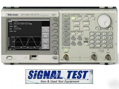 Tektronix AFG3021 25 Mhz Function Generator Demo Unit