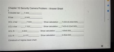 Solved Construct A 3 Sigma Mean Chart Construct A 3 Sigma Chegg Com