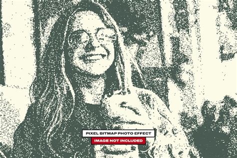 Premium Psd Pixel Bitmap Photo Effect