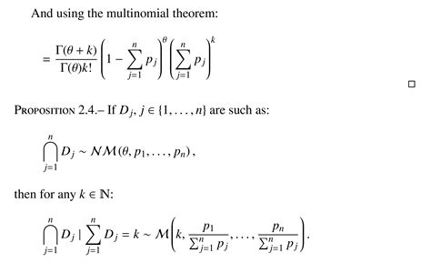 Probability Pgf Of Negative Multinomial Expansion Mathematics Stack