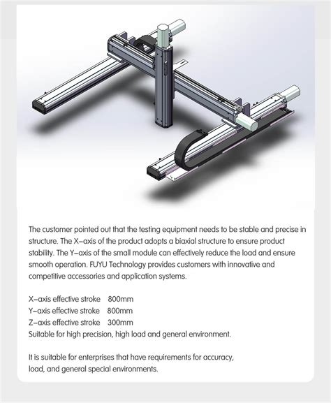 Ball Screw Rail Guide Linear Motion Xyz Positioning Stage Gantry Robot Fuyu Technology Co Ltd