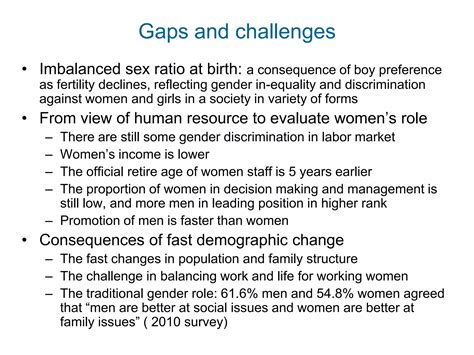 Gender Equality In China Progress Challenges And Future Strategy PDF
