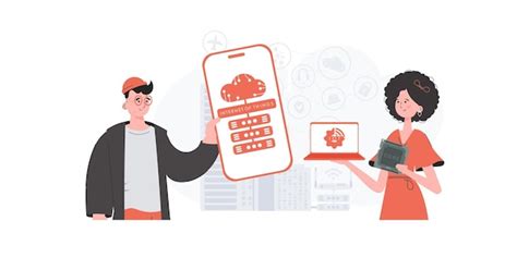 Premium Vector Iot Concept Internet Of Things Team Good For Websites And Presentations Vector