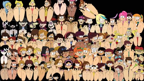 Loud House Everyone Girls Shows Feet V3 By Aleymilkx5566back On Deviantart