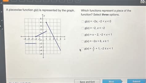 A Piecewise Function G X Is Represented By StudyX