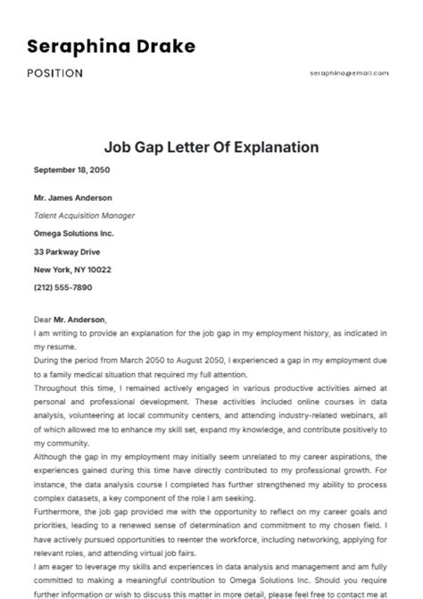 Free Explanation Letter For Mistake At Work Template To Edit Online