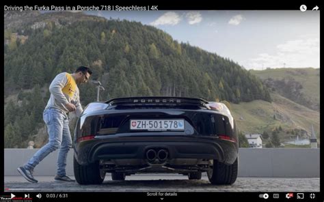 Driving The Scenic Furka Pass In Switzerland In A Porsche 718 Boxter