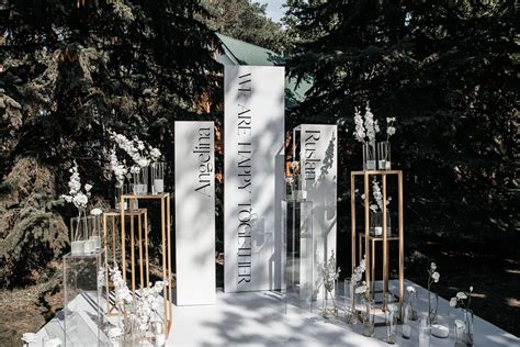 Украшения для свадебной церемонии