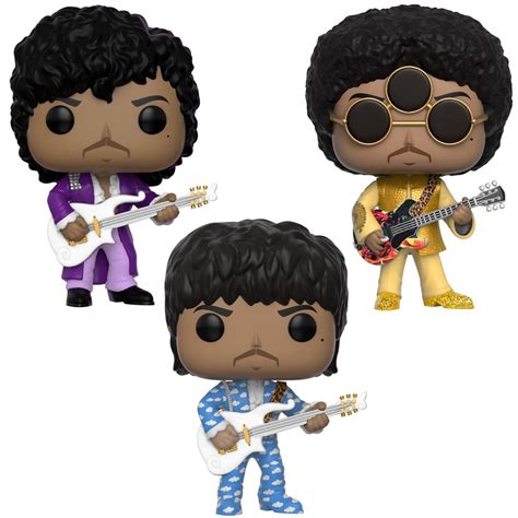 Funko Pop Rocks Prince Collectors Set Prince Purple Rain Prince