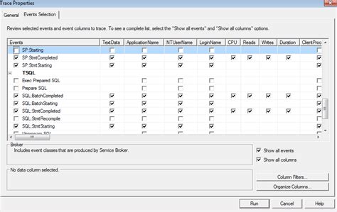 Sql Server 2012 Sql Profiler Insert Values Database