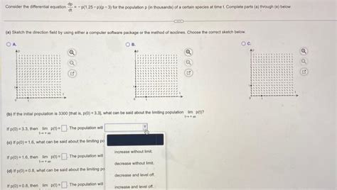 Solved Consider The Differential Equation