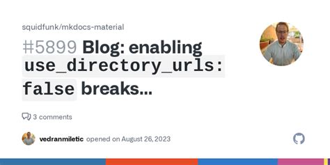 vedran miletić on linkedin blog enabling `use directory urls false` breaks pagination · issue