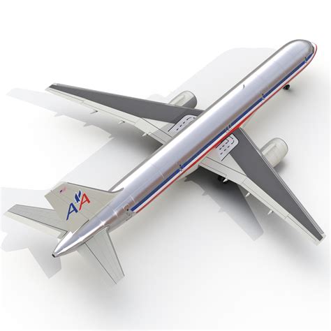 Boeing 757 200 American Airlines Rigged 3d Model 3d Molier International